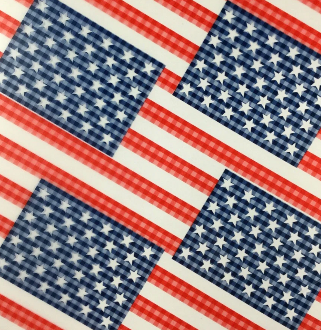 LARGE SEMI TRANSPARENT AMERICAN FLAG – Dip Fusion